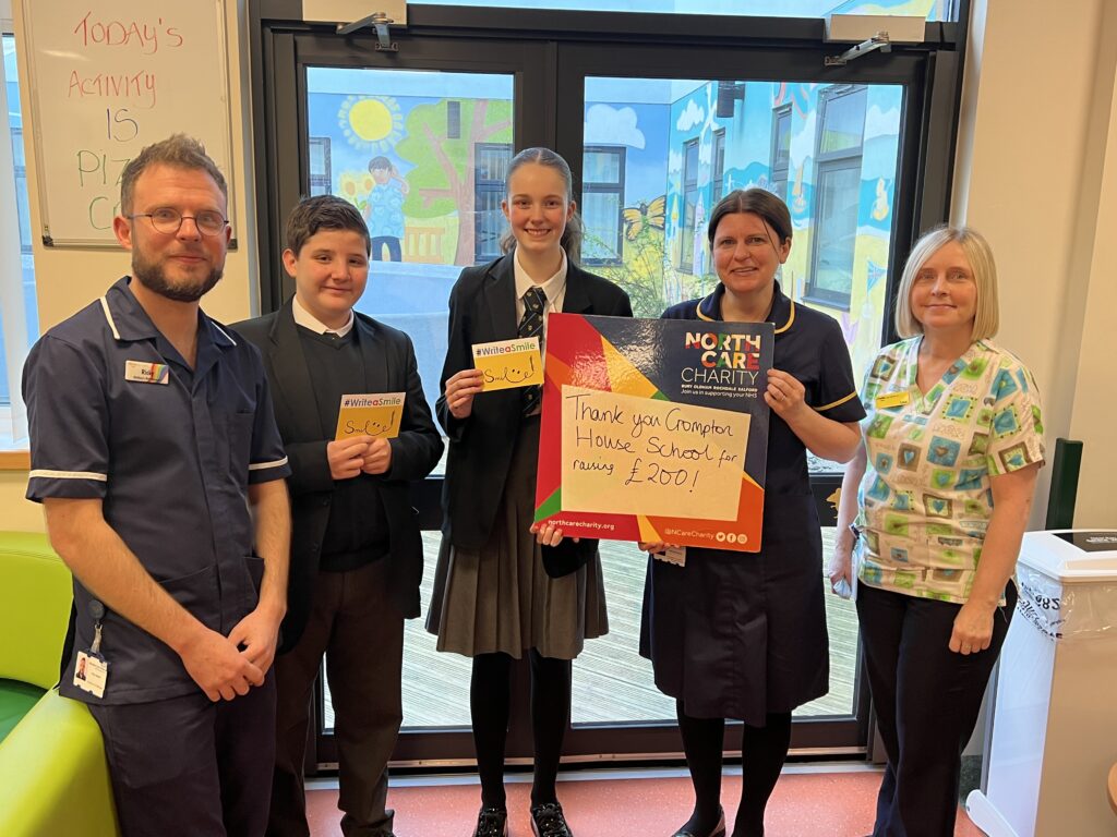 #WriteaSmile Visits Oldham Hospital and Newman College for Children’s ...