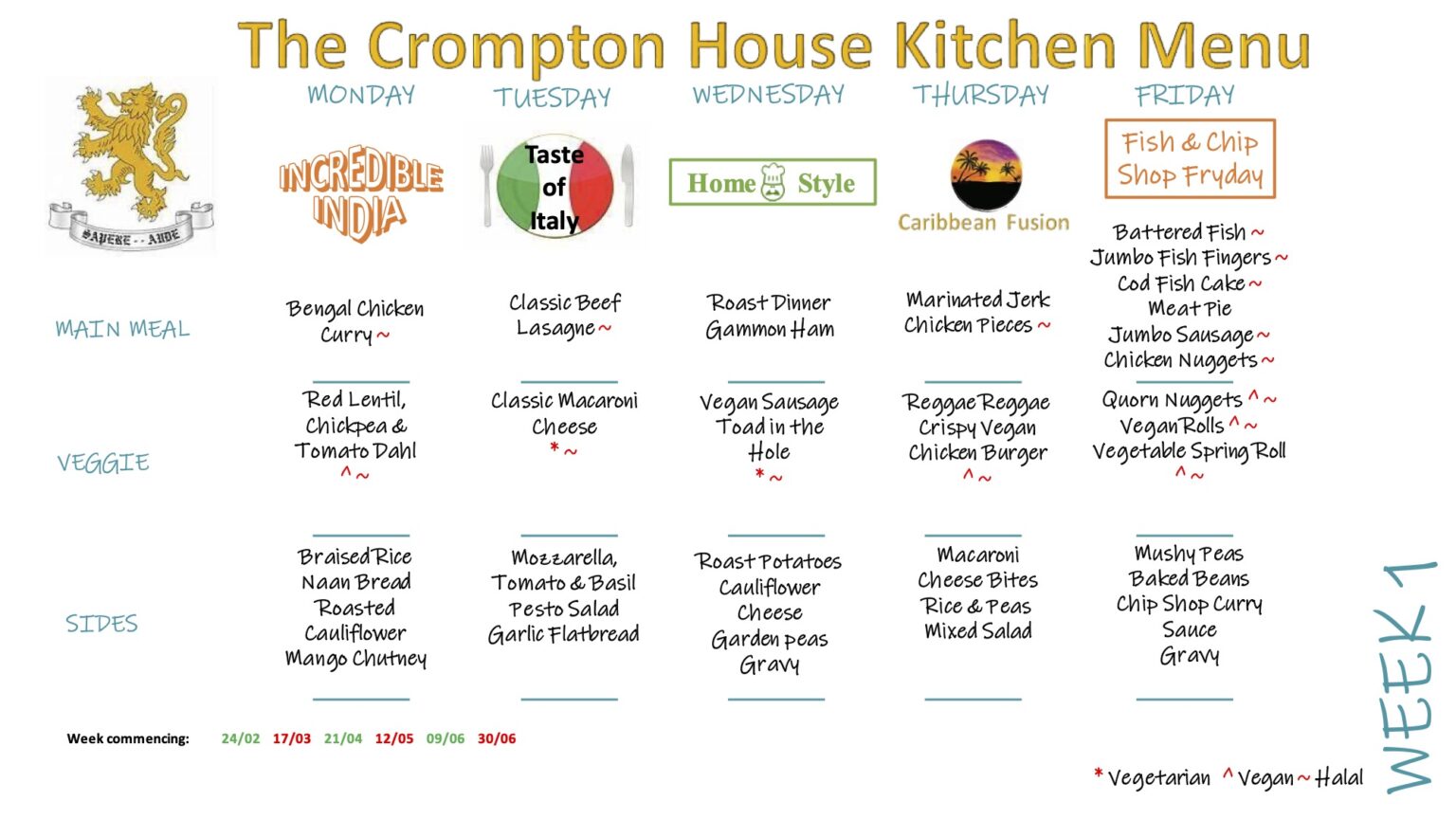 Catering Facilities – Crompton House School