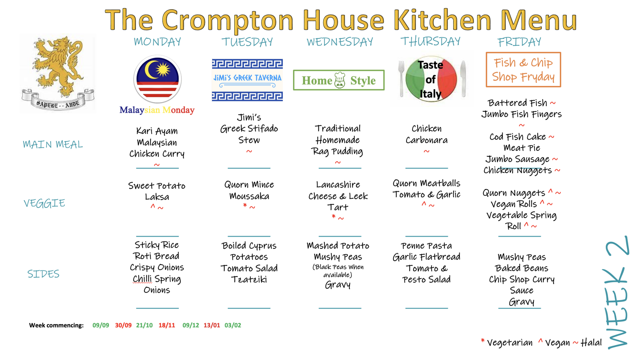 Catering Facilities – Crompton House School