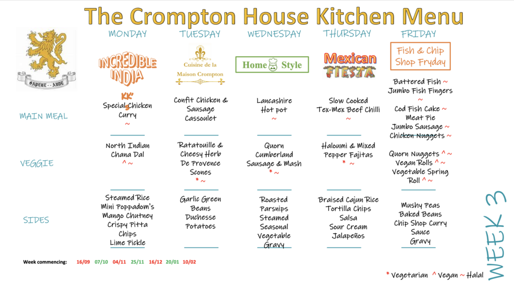 Catering Facilities – Crompton House School